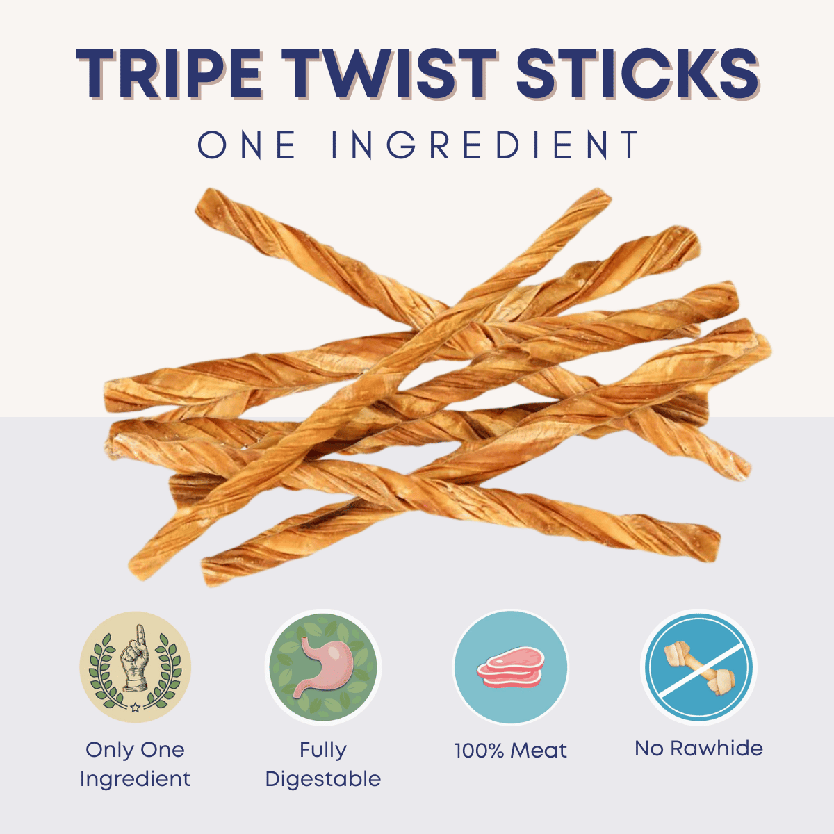 Tripe Twist 10 inch Dog Treat | Bully Sticks Central