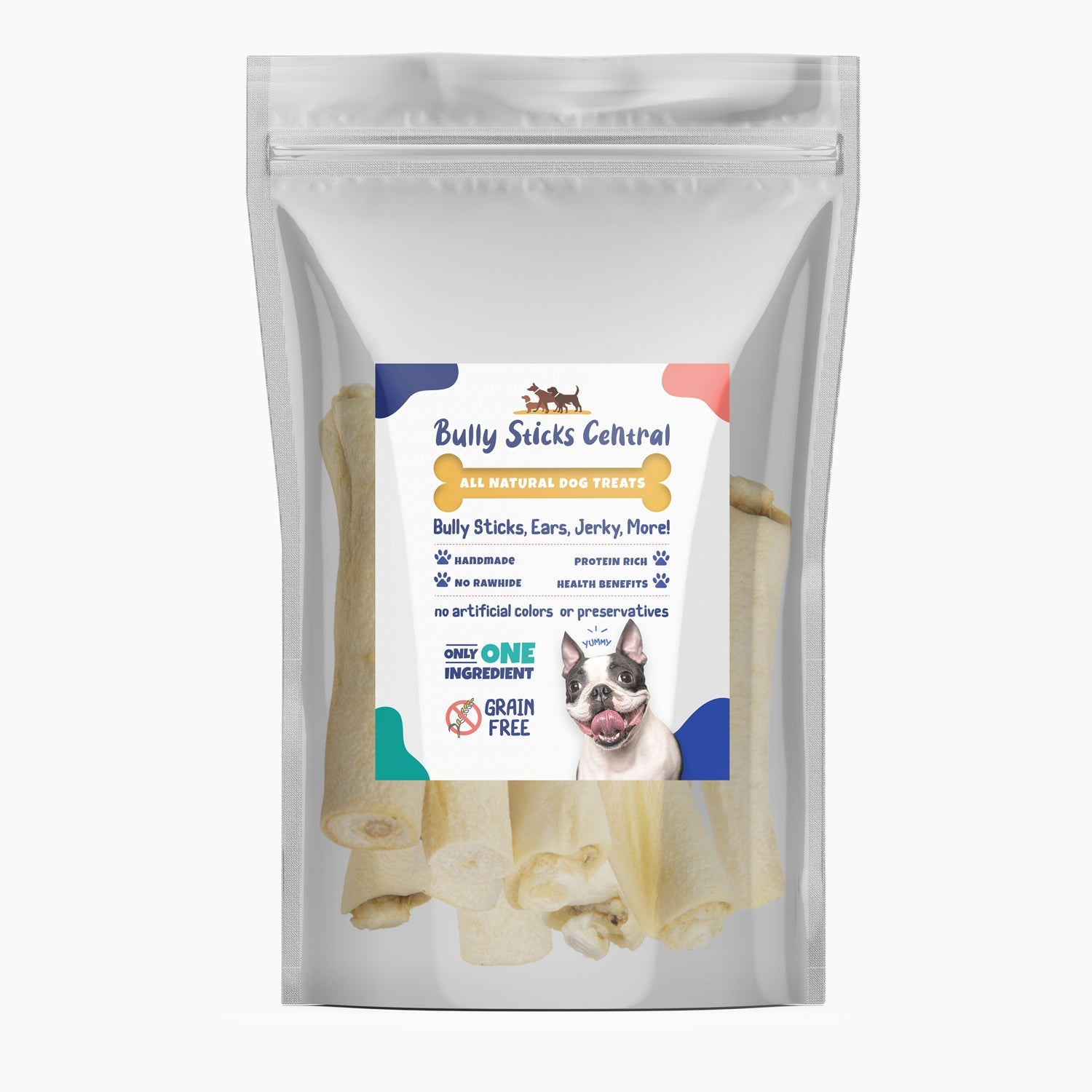 4 Inch Cow Tails for Dogs - All-Natural Dog Chews for Chewers